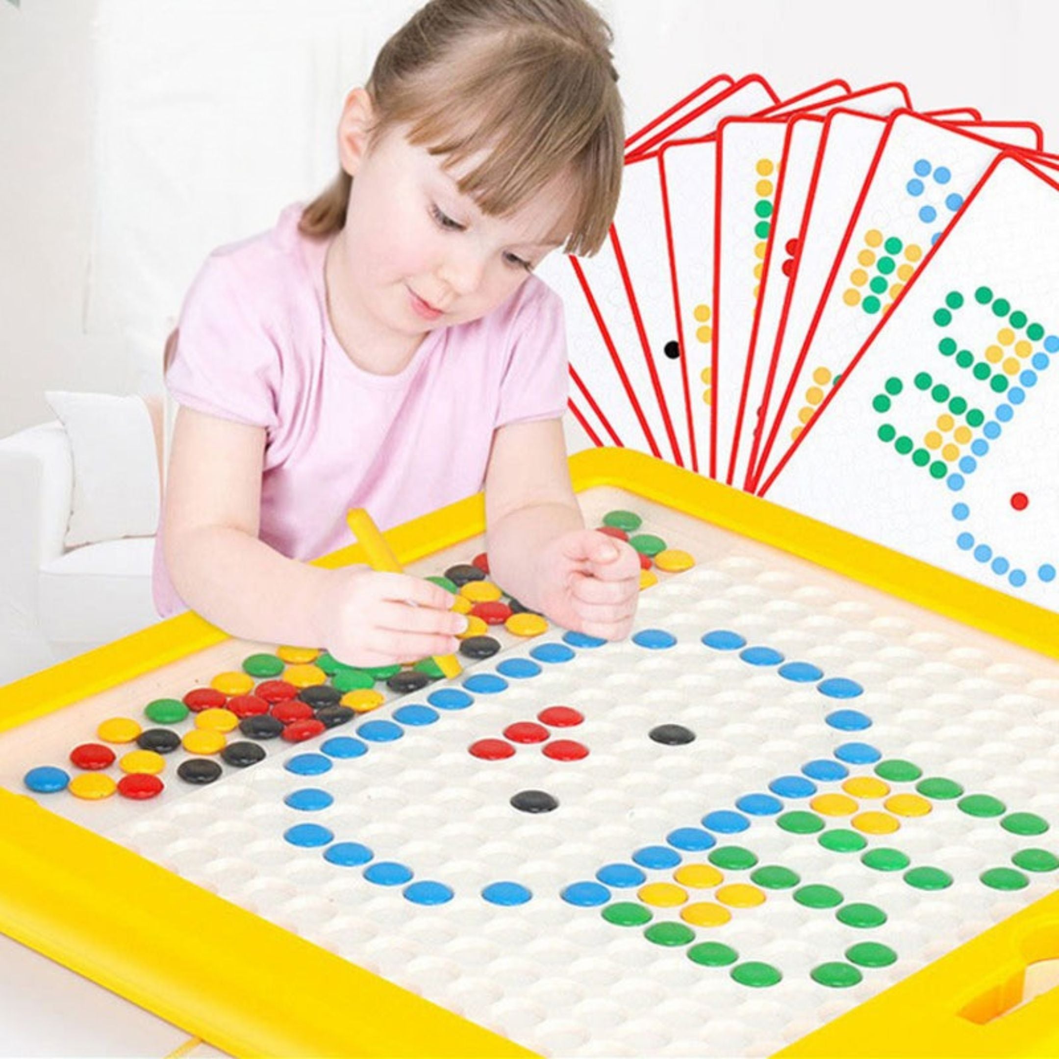 Magnetic Drawing Board | Beads | Interactive | 3+ | Colourful | Safe ...