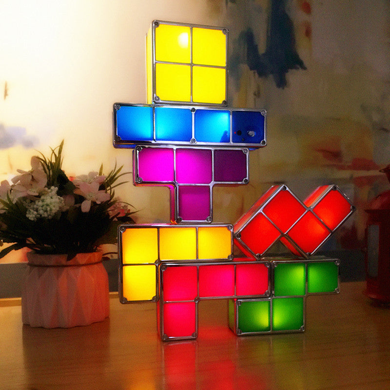 Tetris Lamp | Colourful | Creative | LED | DIY | Interactive – The Livary